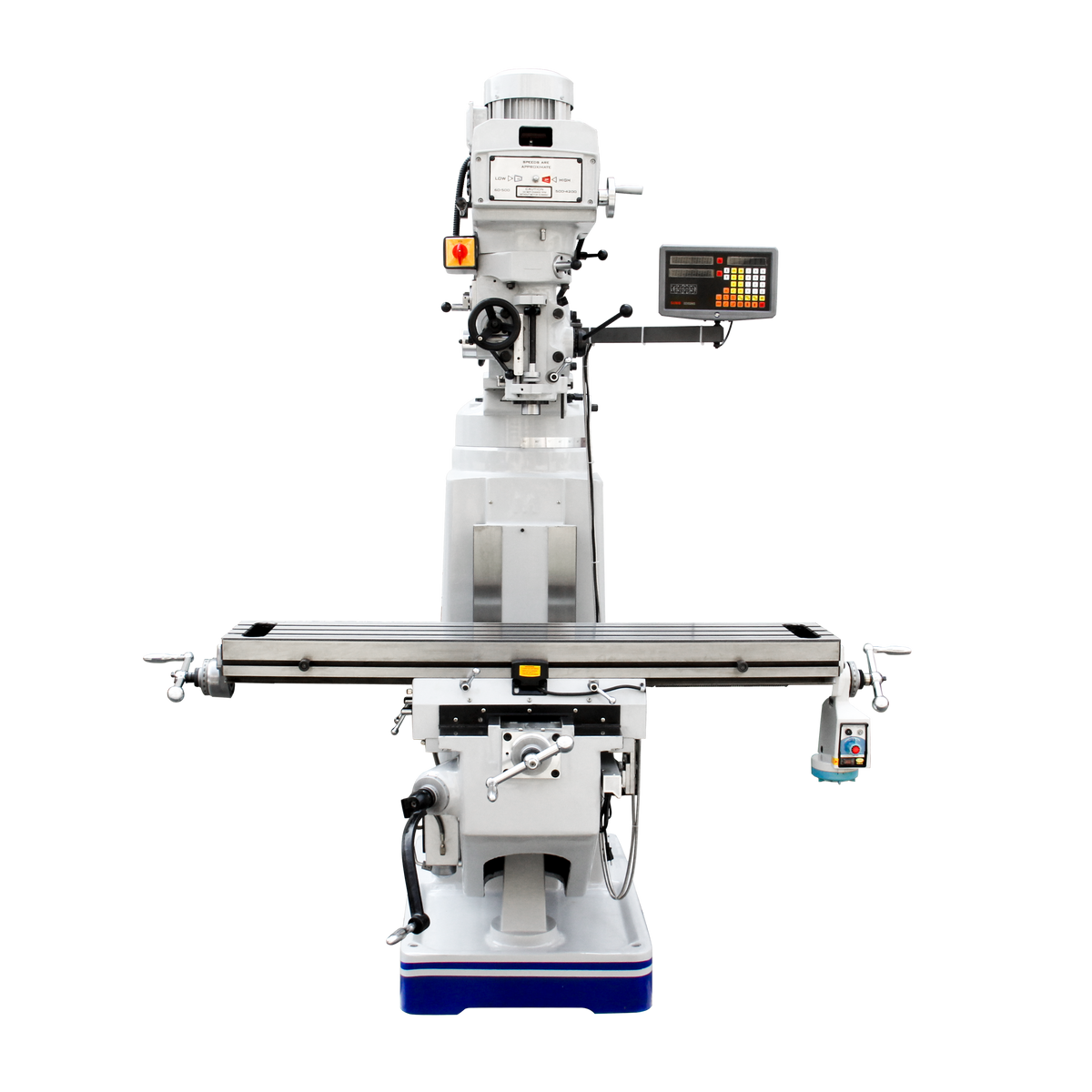 X6325 Fresadora Vertical 54" x 10", DRO de 2 ejes – KAYKA INDUSTRIAL