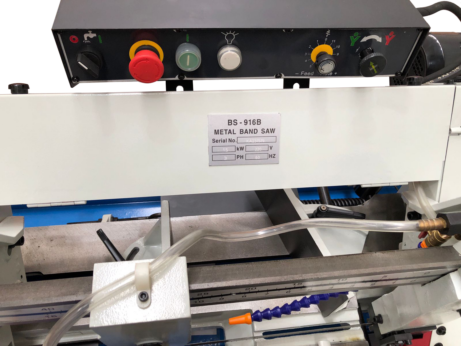 BS-916B Maquina Sierra Cinta Horizontal Tipo Tijera, Capacidad de Cort – KAYKA INDUSTRIAL