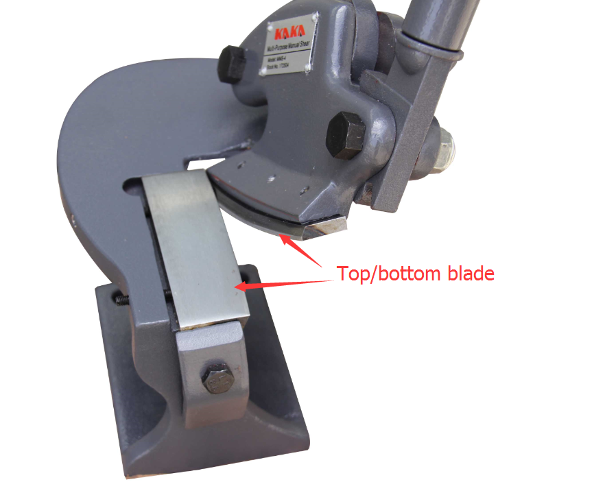 MMS-4 Multiple Purpose Bench Top Throat less Sheet Metal Shear Top / b ...
